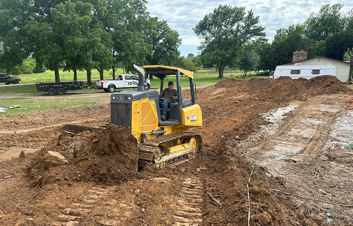 Shop Pad Leveling & Site Prep - GNG Underground